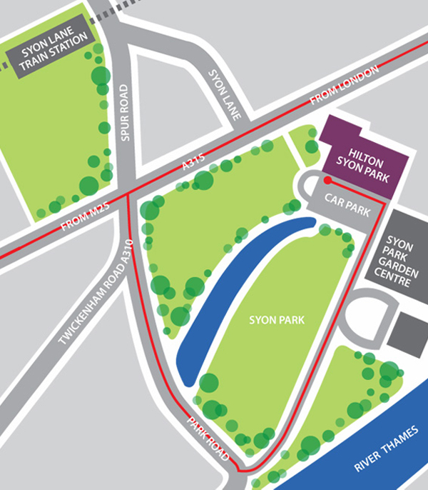 How to find us - Hilton London Syon Park